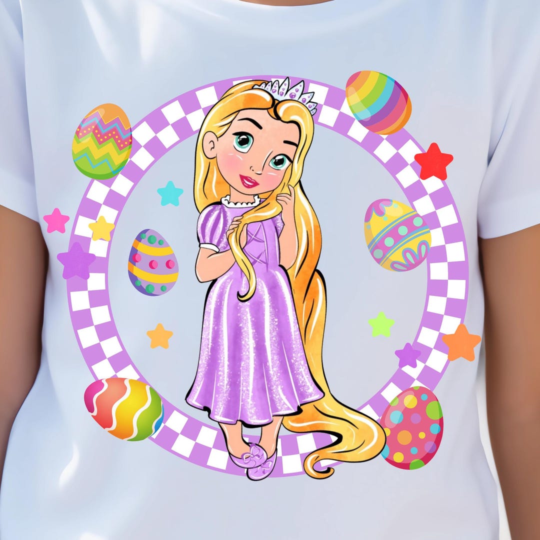 Easter Rapunzel Princess Png Perfect for T-shirts Pyjamas Ect… 1 Png ...