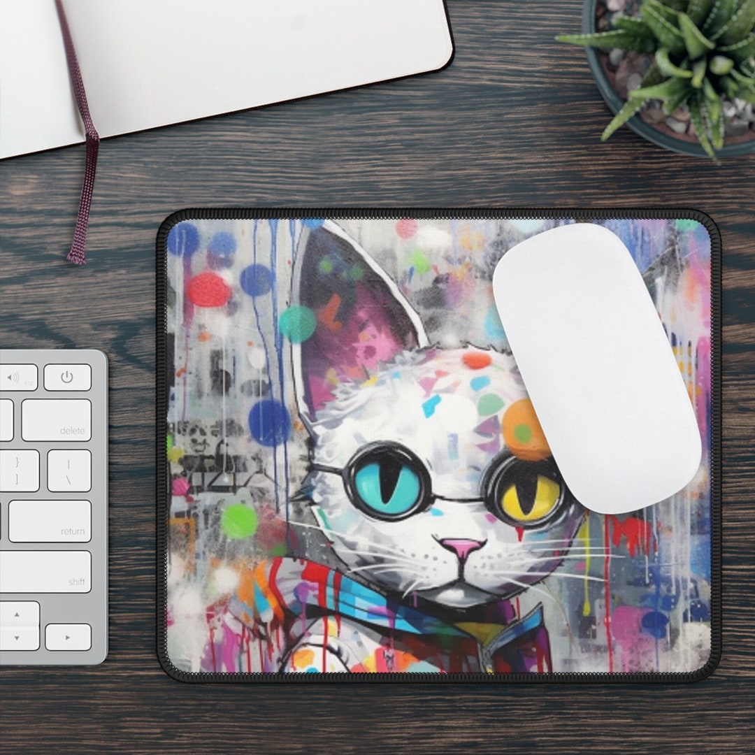 Graffiti Animal Mouse Pad | Animal-inspired Graffiti Gaming Mouse Mat ...