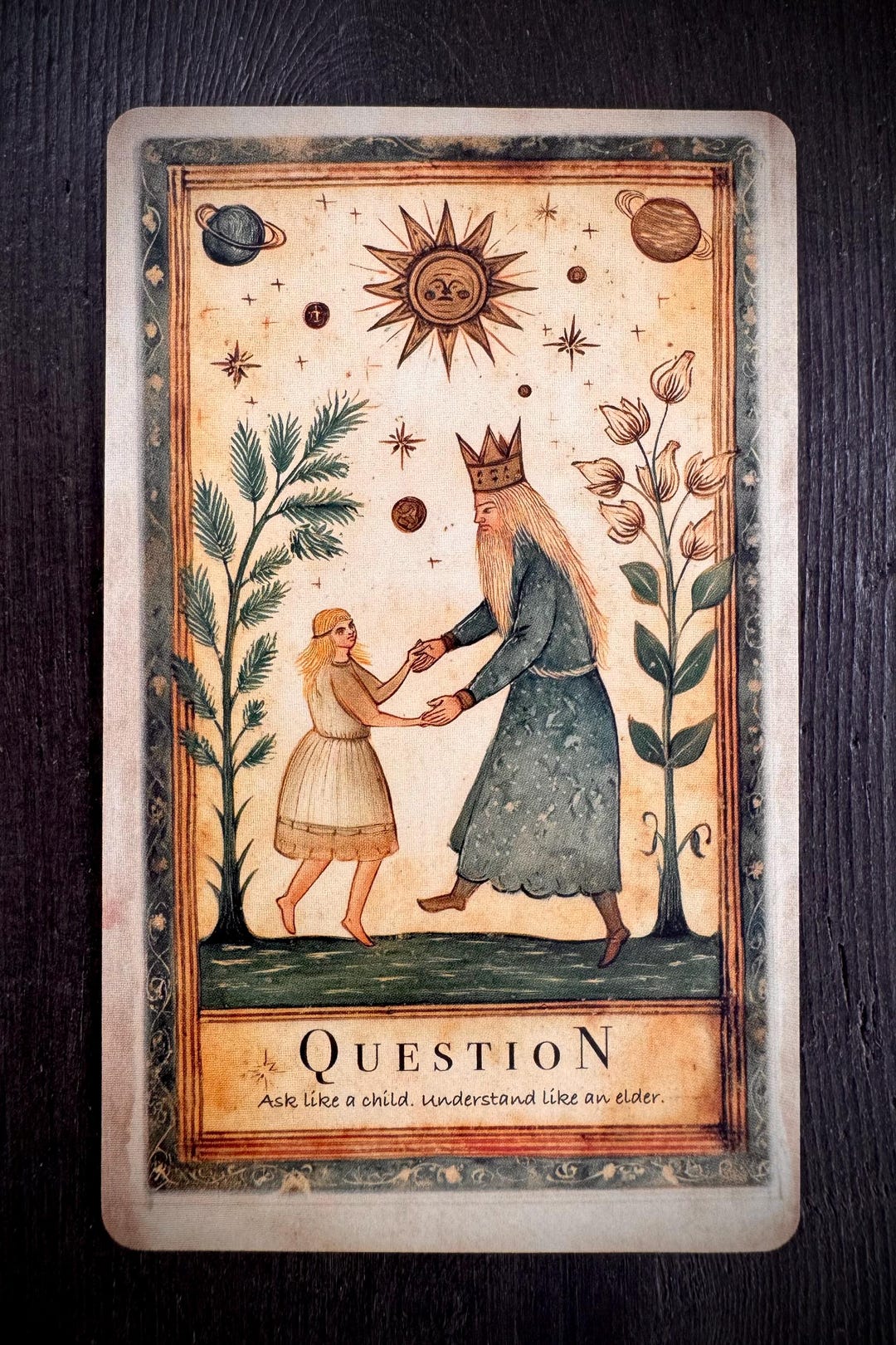 The ‘question’ Pack | Kingdom of Fools Collectible Oracle Cards - Etsy