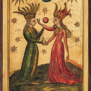 Medieval Alchemy Tarot Oracle Cards (collectible Set of 9) - Etsy