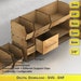 Laser Cut Complete Modular Storage System Design Files - 3 Different ...
