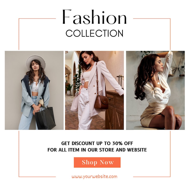 21 Fashion Social Media Post Templates Canva Editable Fashion Templates ...