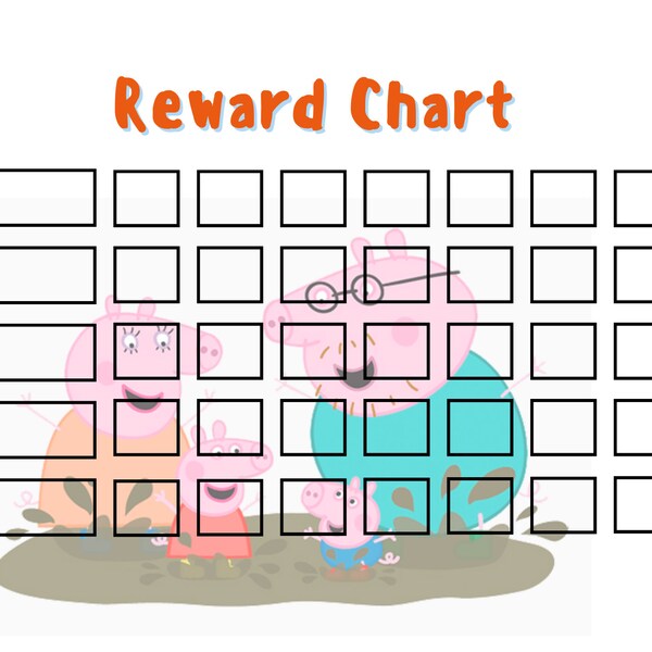Peppa Pig Reward Chart - Etsy UK