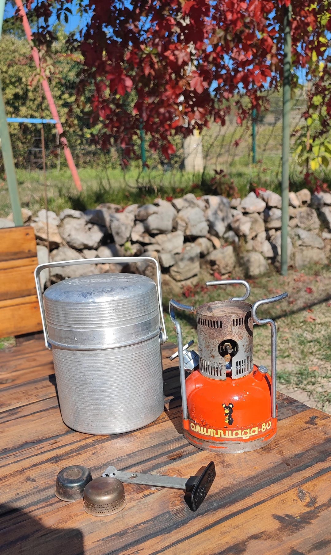 Vintage Set Soviet Gasoline/kerosene Stove Шмель,heater,ussr Camping ...