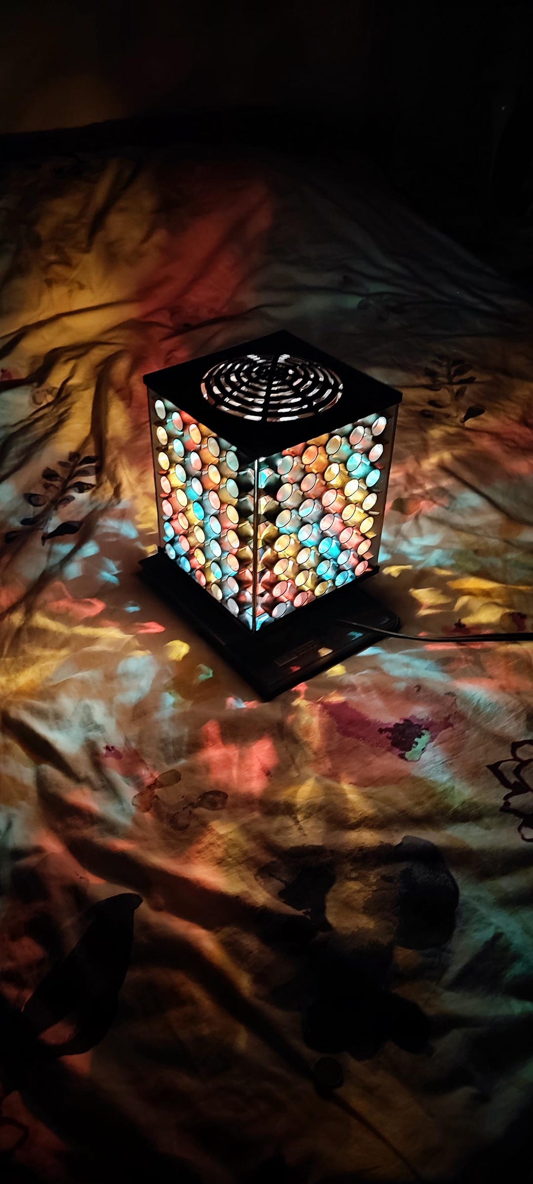 Vintage Disco Light Lamp,bulgaria,city Pravec Moving Spectrum Rainbow ...