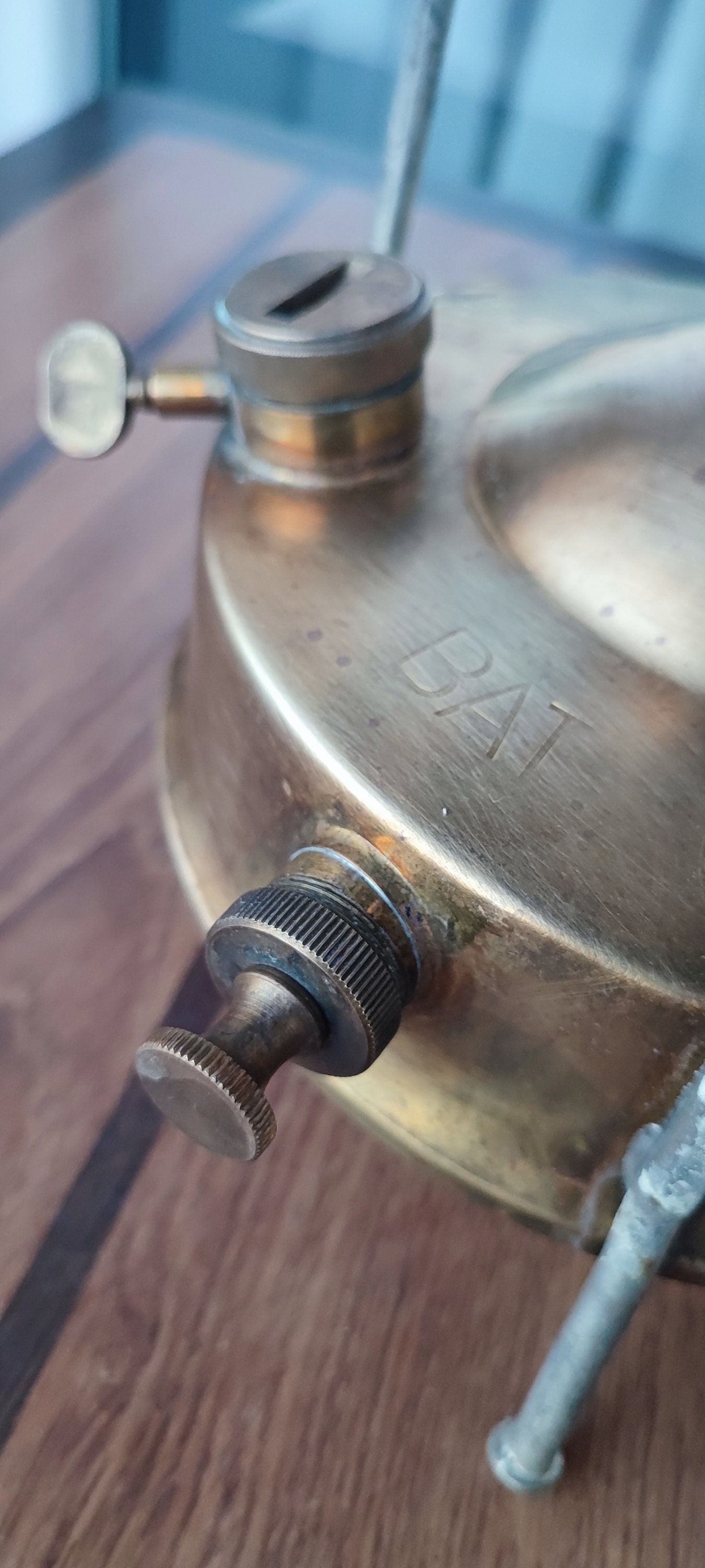 Vintage Brass Stove Bat,extremely RARE, Portable Gasoline/kerosene,gdr ...