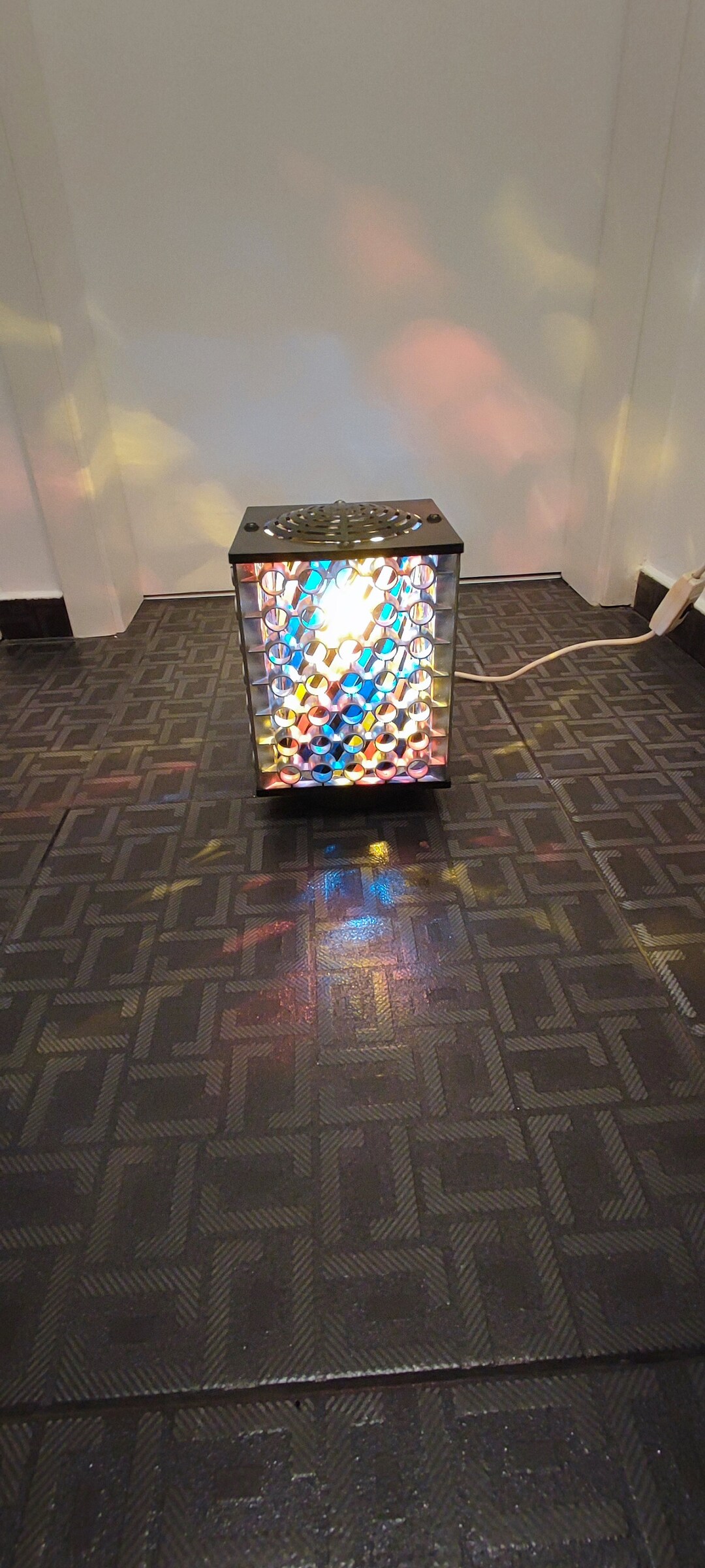 Vintage Disco Light Lamp,soviet Union, Moving Spectrum Rainbow Night ...
