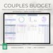 Couples Budget Spreadsheet, Google Sheets Template, Weekly Monthly ...