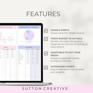Couples Budget Spreadsheet, Weekly Monthly Budget, Google Sheets ...