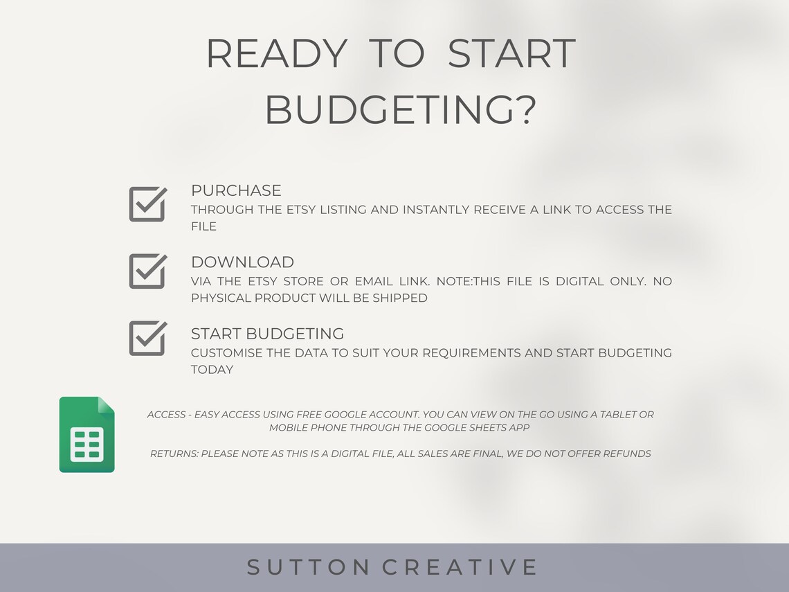 Couples Budget Spreadsheet, Google Sheets Template, Weekly Monthly ...