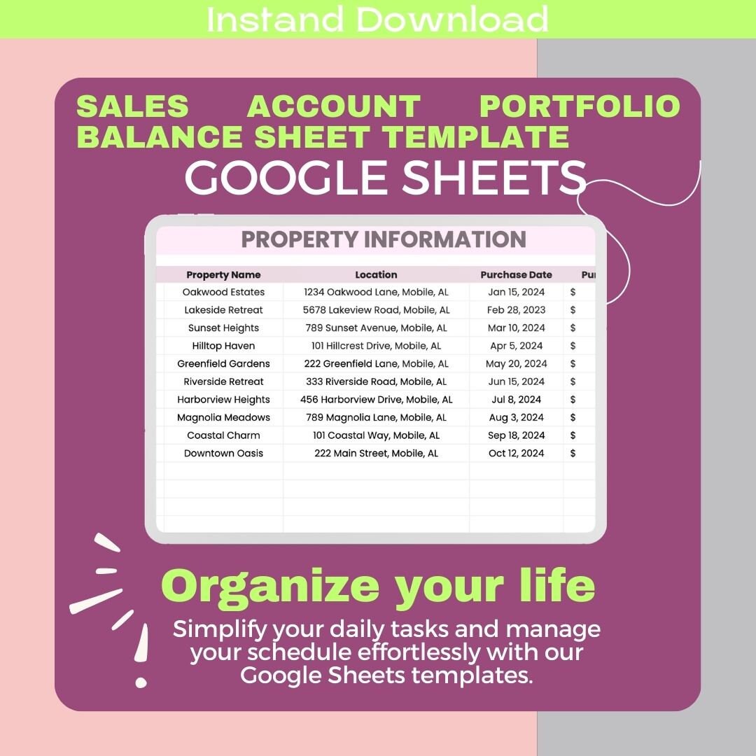 Project Management Business Case Template, Google Sheets Planner ...