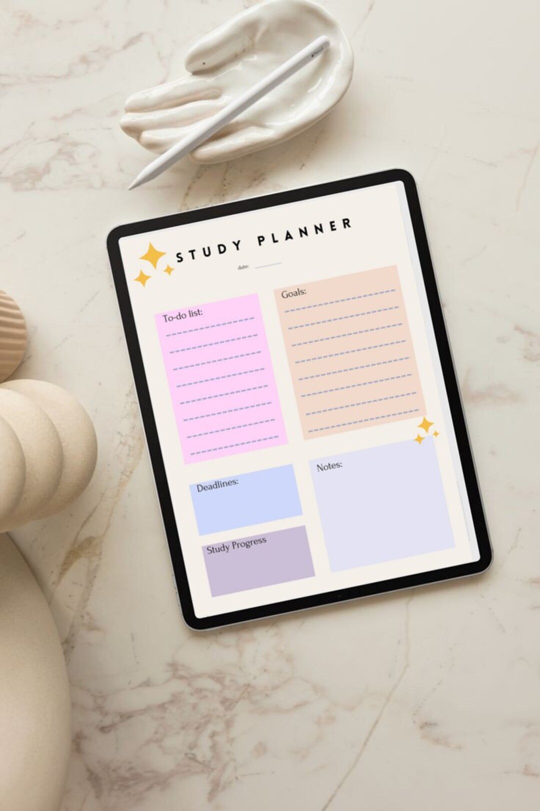 Study Planner Digital Planner Student Planner iPad - Etsy