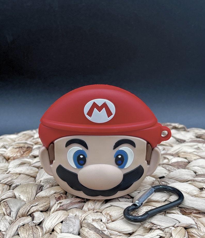 3D Mario From Mario Bros. 3D AirPod Case Cover - Etsy