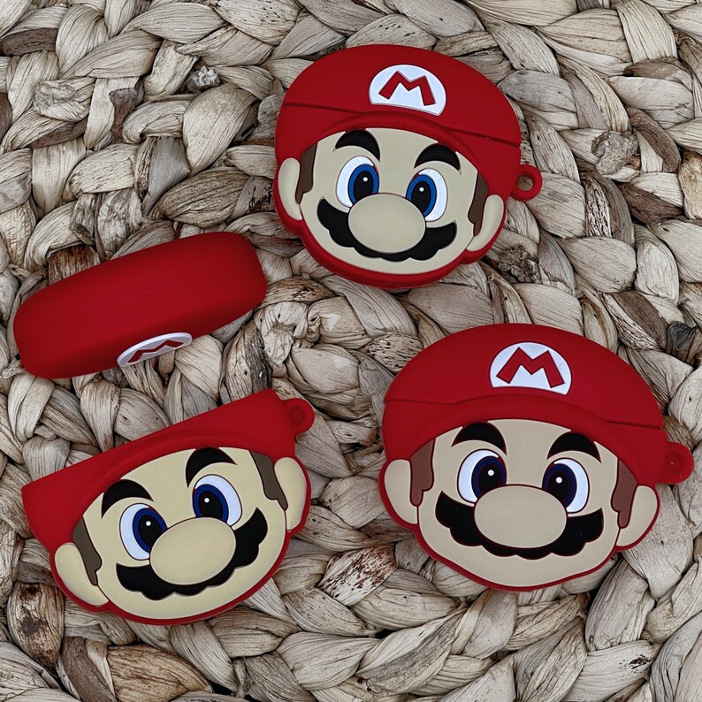 3D Mario From Mario Bros. 3D AirPod Case Cover - Etsy