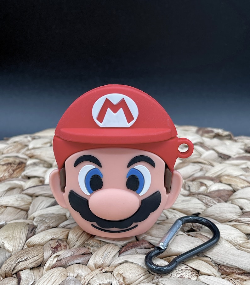 3D Mario From Mario Bros. 3D AirPod Case Cover - Etsy