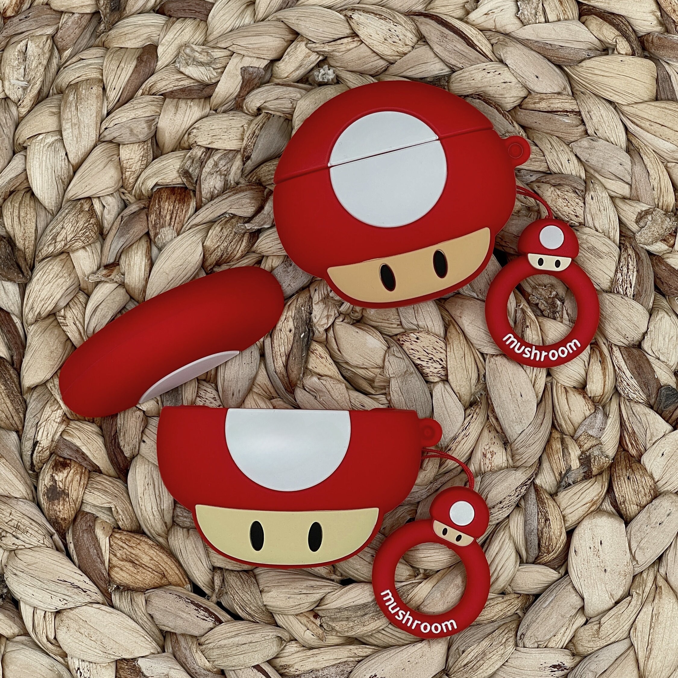 Mushroom From Mario Bros. 3D AirPod Case Cover - Etsy