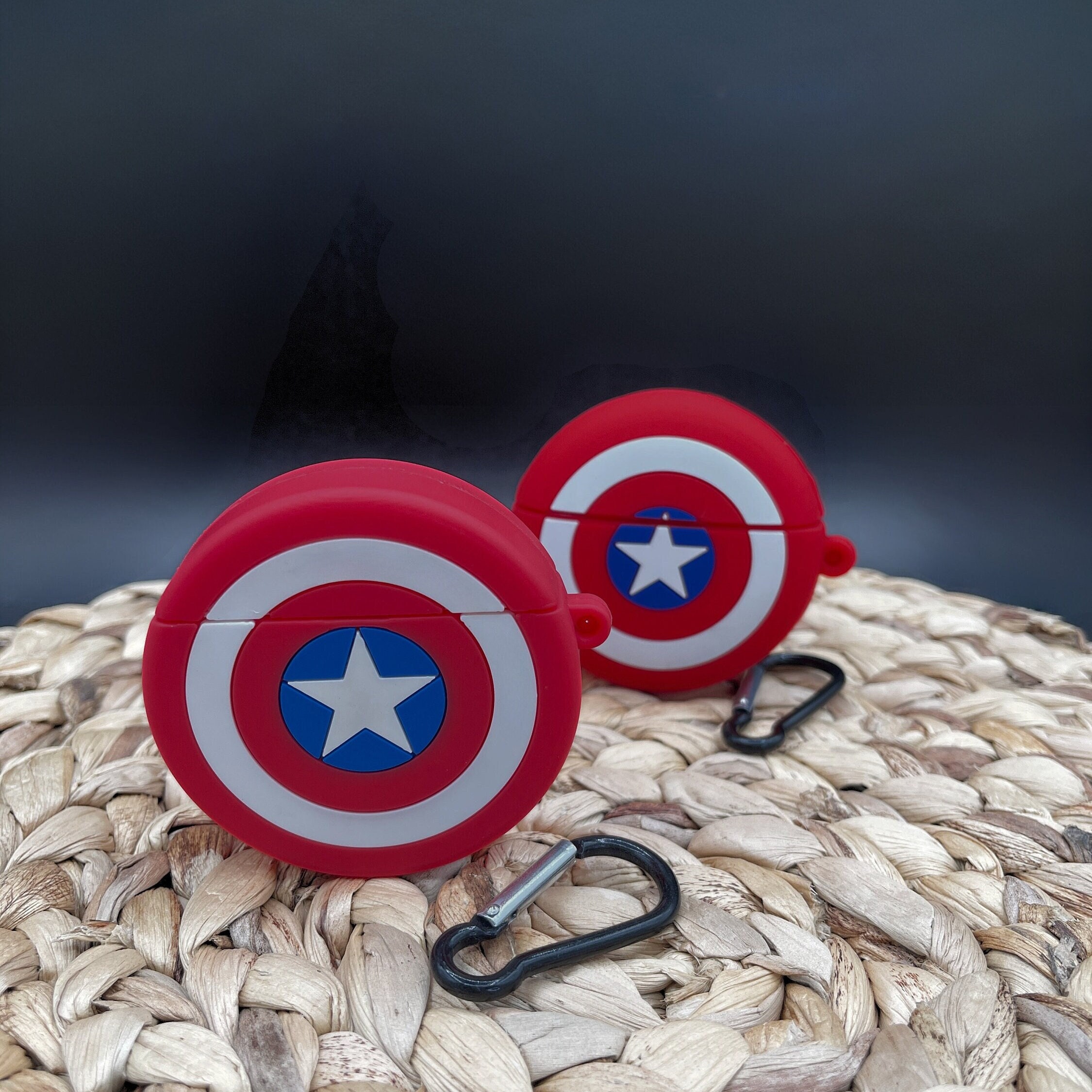Captain America Shield 3D AirPod Case Cover - Etsy