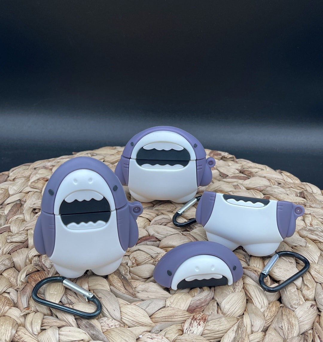 Cute Shark 3D AirPod Case Cover - Etsy