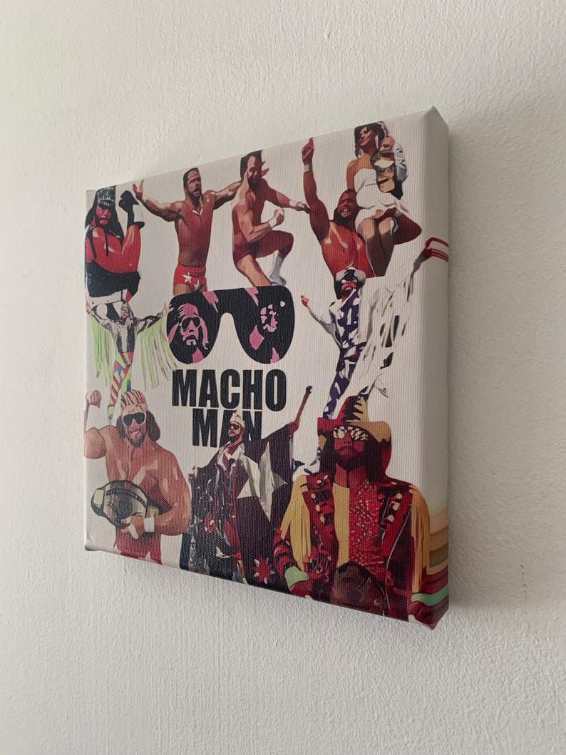 WWE Macho Man Randy Savage Canvas Wall Art - Etsy