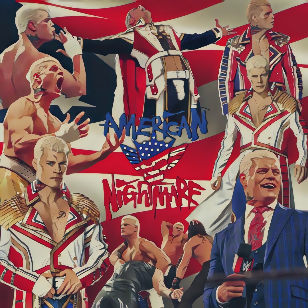 WWE Cody Rhodes Canvas Wall Art - Etsy