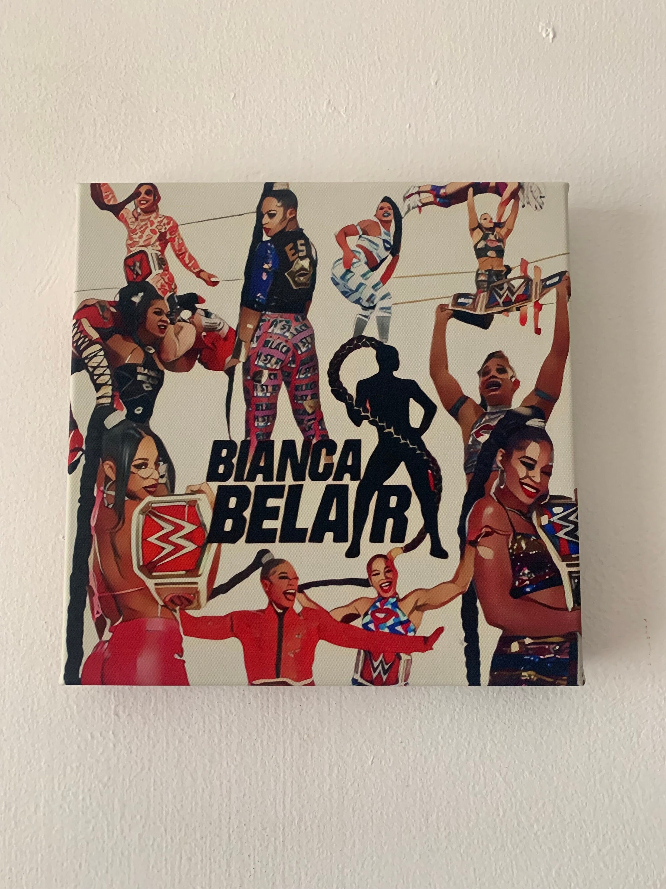 WWE Bianca Belair Canvas Wall Art - Etsy