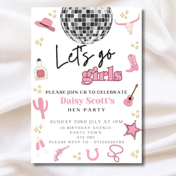 Last Rodeo Hen Party - Etsy UK