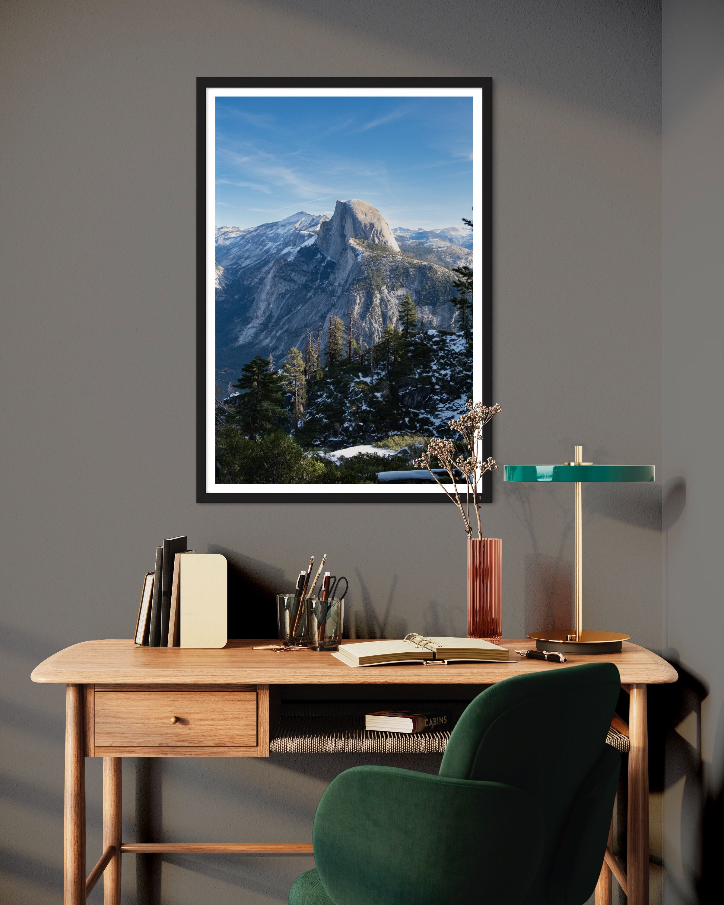 Half Dome Yosemite National Park, California Four Mile Trail Glacier ...