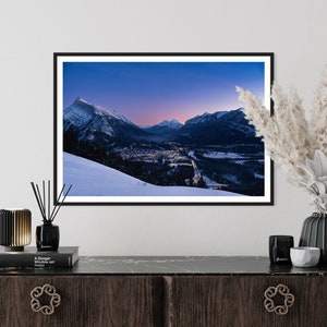 Sunset at Mount Norquay Lookout Banff, Canada DIGITAL DOWNLOAD Alberta ...
