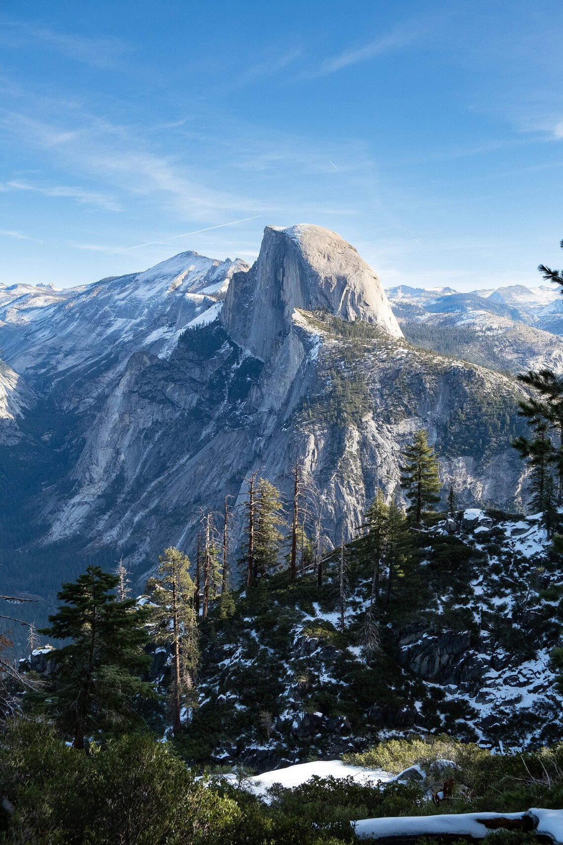 Half Dome Yosemite National Park, California Four Mile Trail Glacier ...