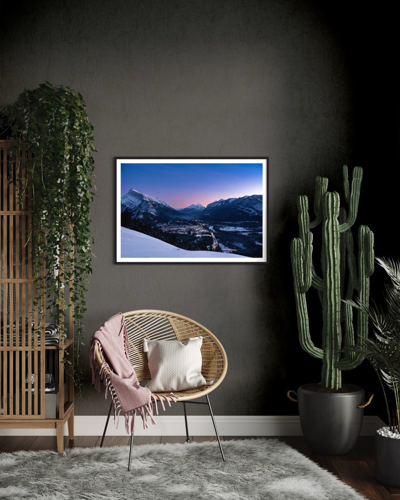 Sunset at Mount Norquay Lookout Banff, Canada DIGITAL DOWNLOAD Alberta ...