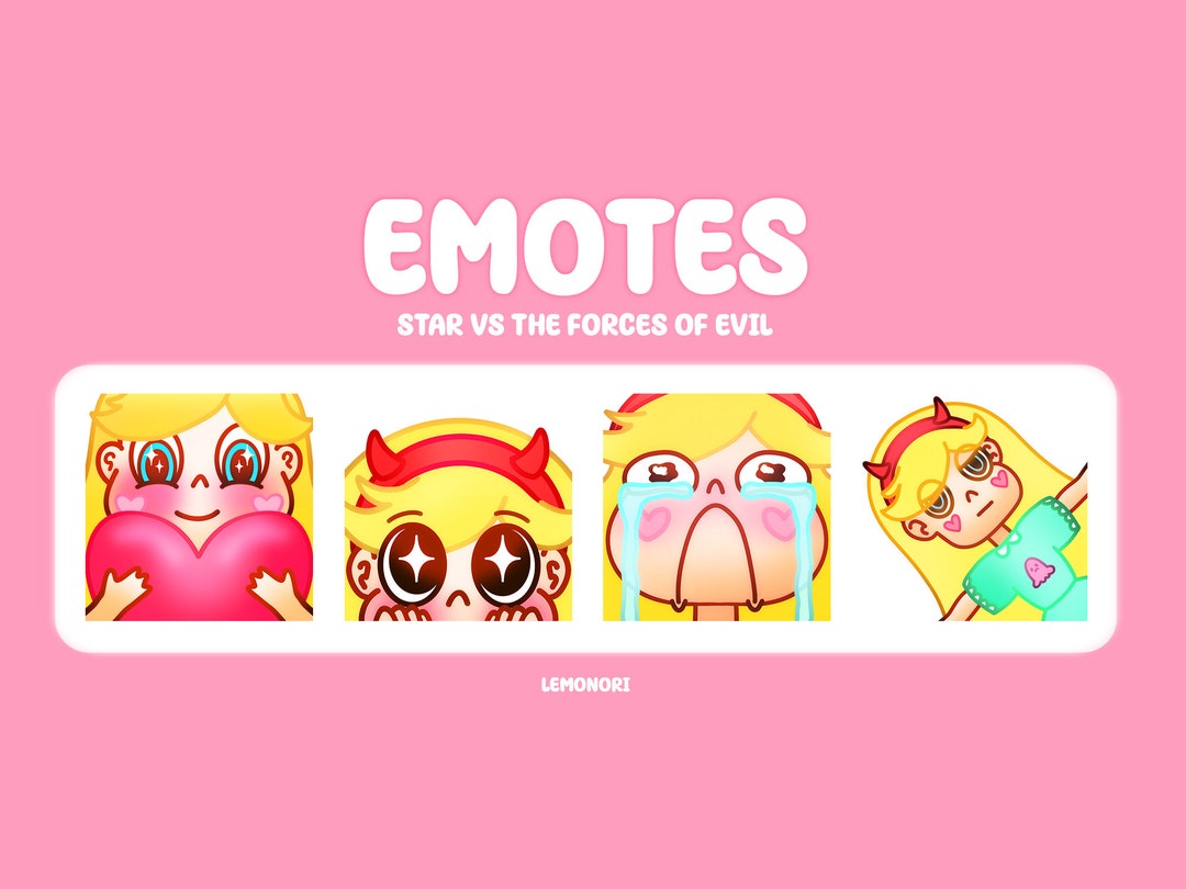 Star VS the Forces of Evil Emotes | Discord | Twitch | Youtube | Cute ...