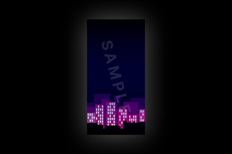 Night City - Phone Wallpaper, Aesthetic Mobile Background, Lock Screen ...