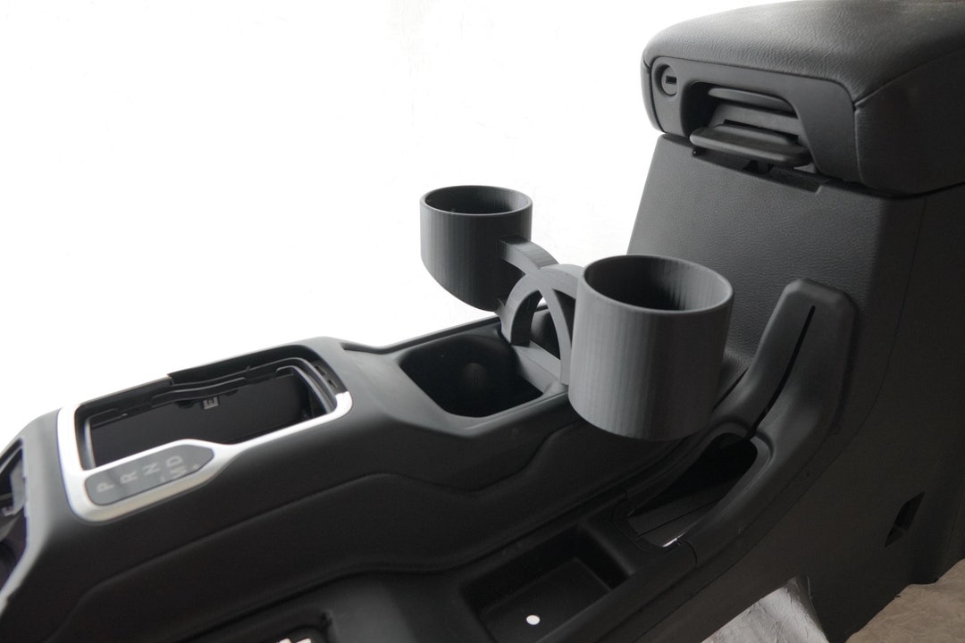 Double Front 3rd Cup Holder- Jeep Wrangler JL - Gladiator (2018 UP) - Etsy