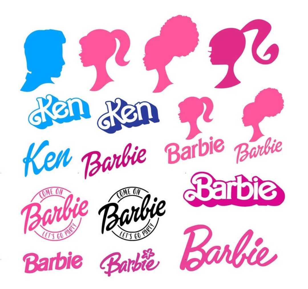 Barbie and Ken PNG 16 Svg Bundle Doll Svg Logo Cricut - Etsy
