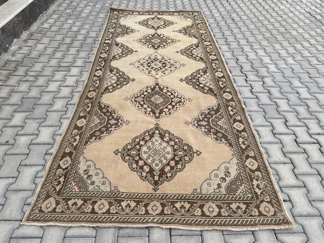 5x12 Large Runner Rug, Handmade Rug, Oriental Rug, Home Decor Rug ...