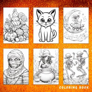 25 Halloween Coloring Page, Autumn Coloring, Magic Coloring Book ...