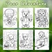 21 Bear Adventure Coloring Page, Cute Bear Coloring Book, Coloring Book ...