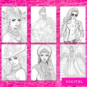 32 Barbiie Style Coloring Page, Barbie Coloring Book, Coloring Book ...