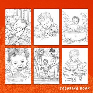 19 Cute Baby Coloring Page, Cute Baby Coloring Book, Babies Coloring ...