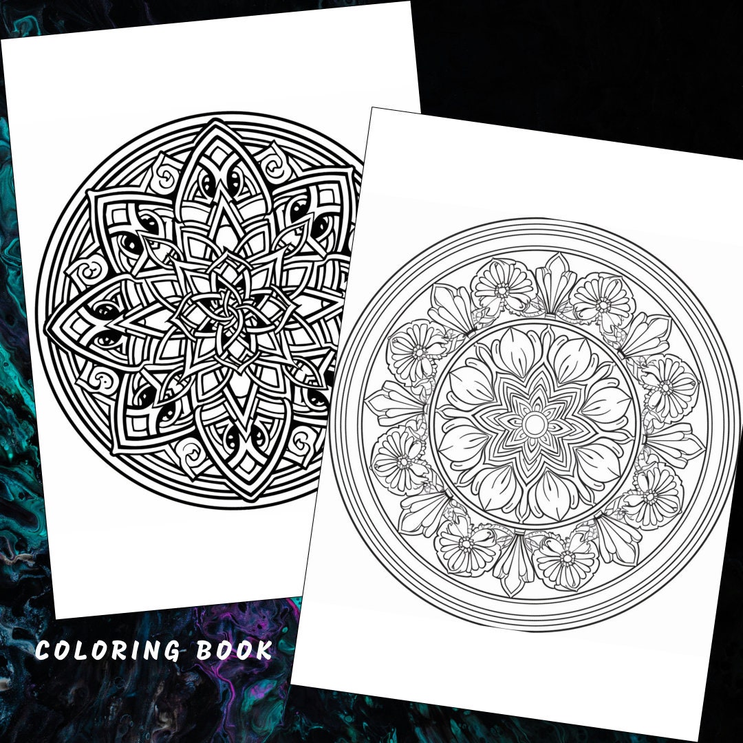 33 Mandala of Emotions Coloring Page, Mandala Coloring Book, Emotion ...
