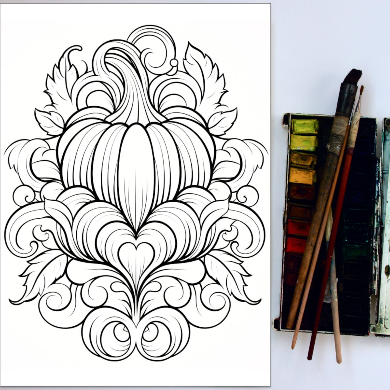 34 Autumn Mandala Coloring Page, Autumn Coloring, Coloring Book, Adults ...