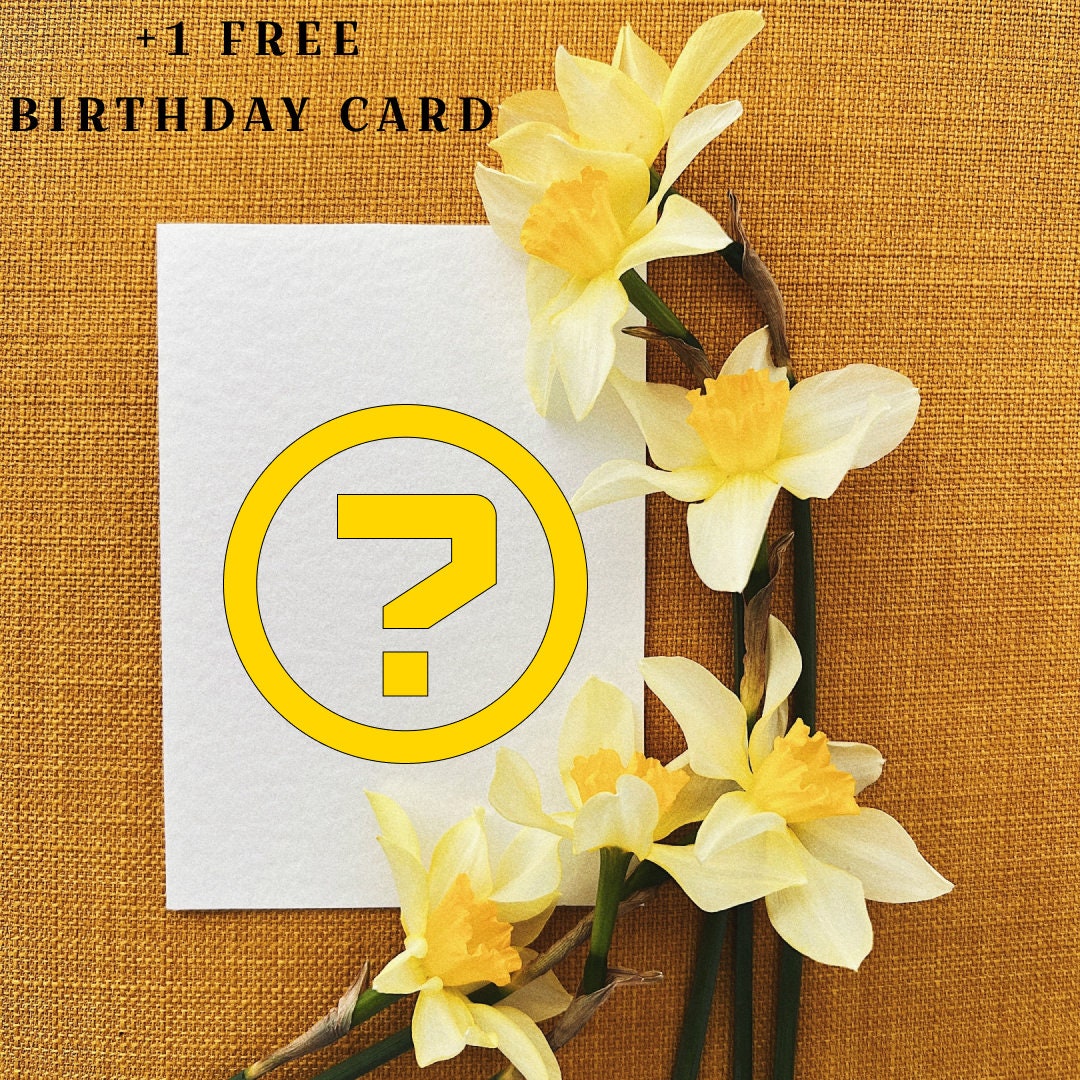 Wildflower Birthday Card, Happy Birthday Card, Digital Birthday Card ...