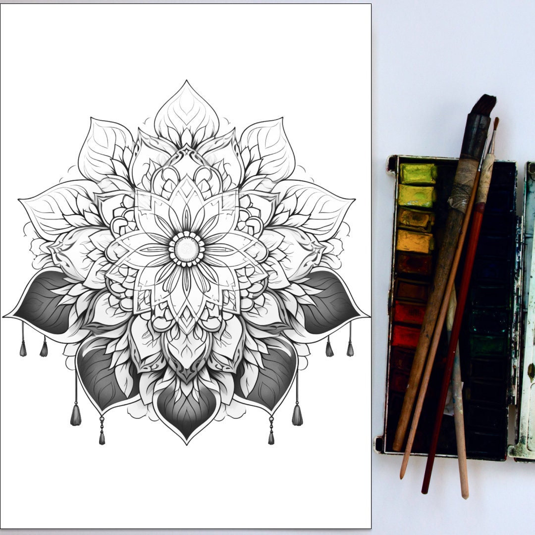 31 East Mandala Coloring Page, Mandala Coloring Book, East Mandala ...