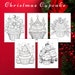 30 Christmas Cupcakes Coloring Page, Christmas Coloring,dessert ...