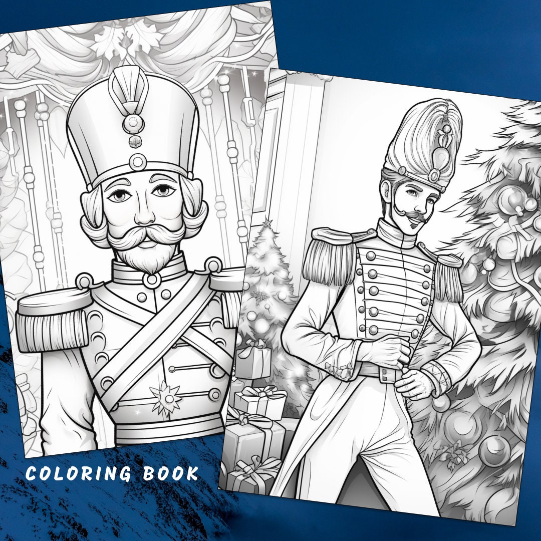31 Nutcracker Coloring Page, Winter Coloring, Christmas Coloring Book ...