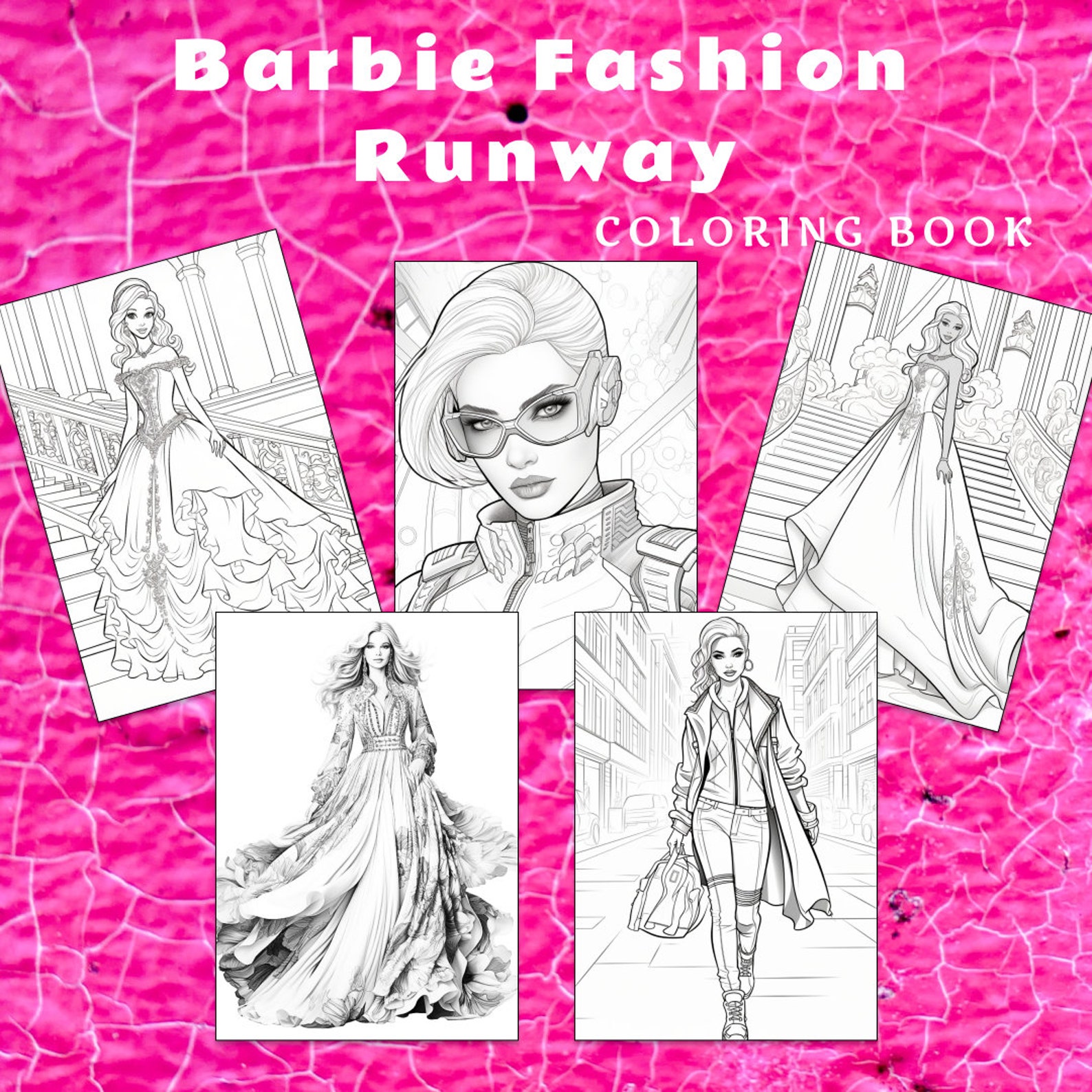 32 Barbiie Style Coloring Page, Barbie Coloring Book, Coloring Book ...