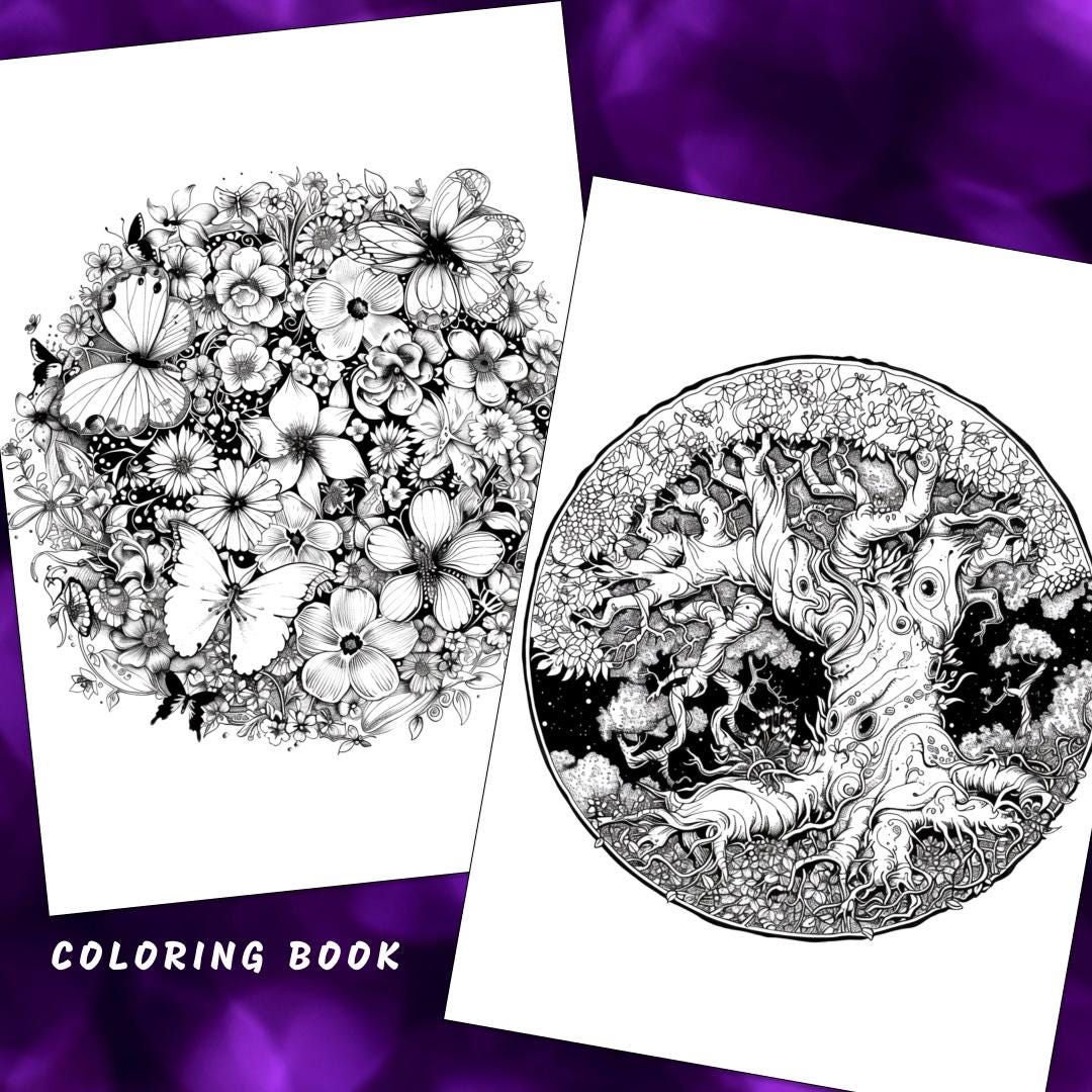 24 Fantasy Mandala Coloring Page, Fantasy Coloring, Mandala Coloring ...