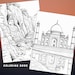25 India Coloring Page, India Architecture Coloring, Indian Scenes ...