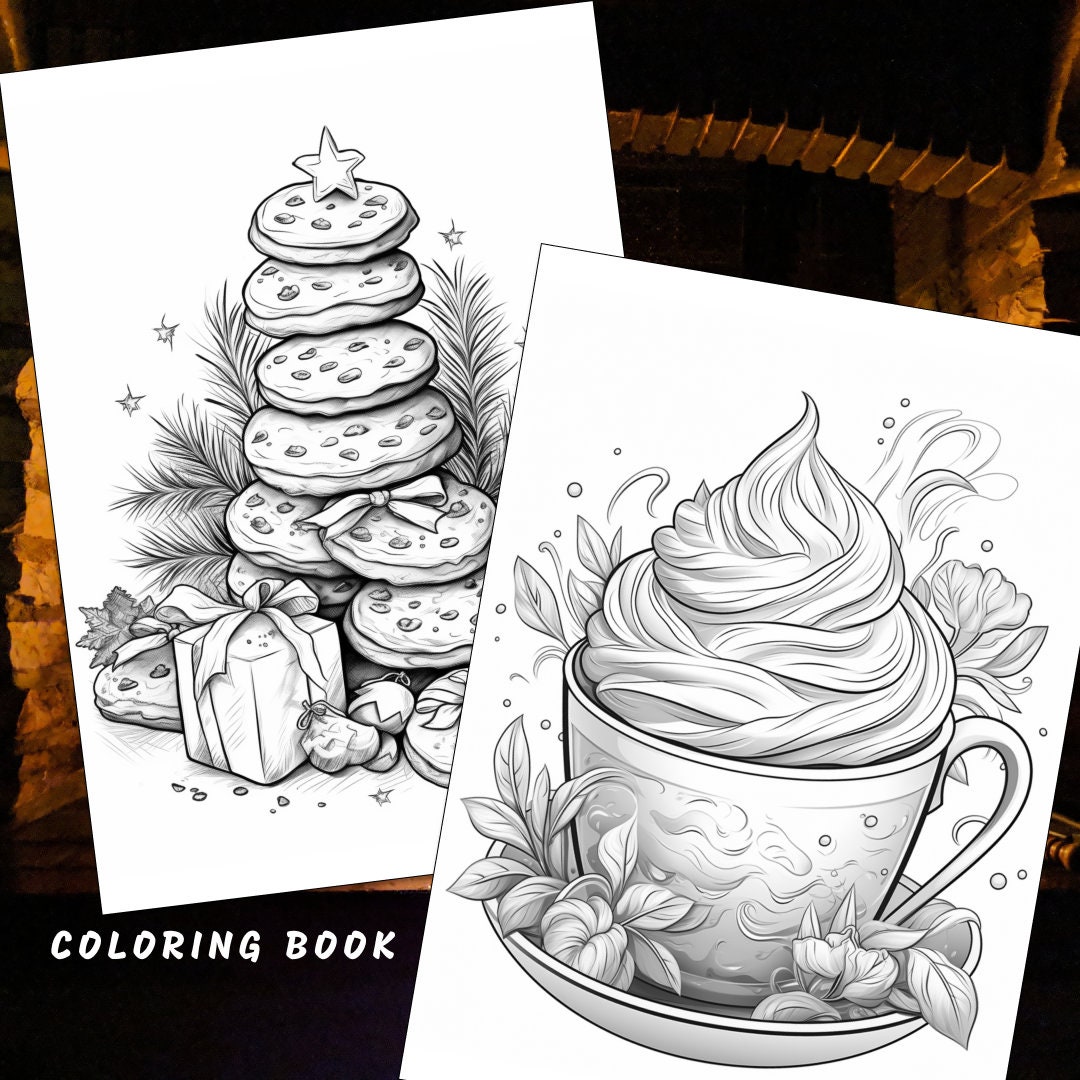 25 Cozy Winter Coloring Page, Fantasy Coloring, Winter Coloring Book ...