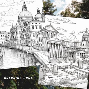 26 Italy Coloring Page, Italy Architecture Coloring, Italian Scenes ...